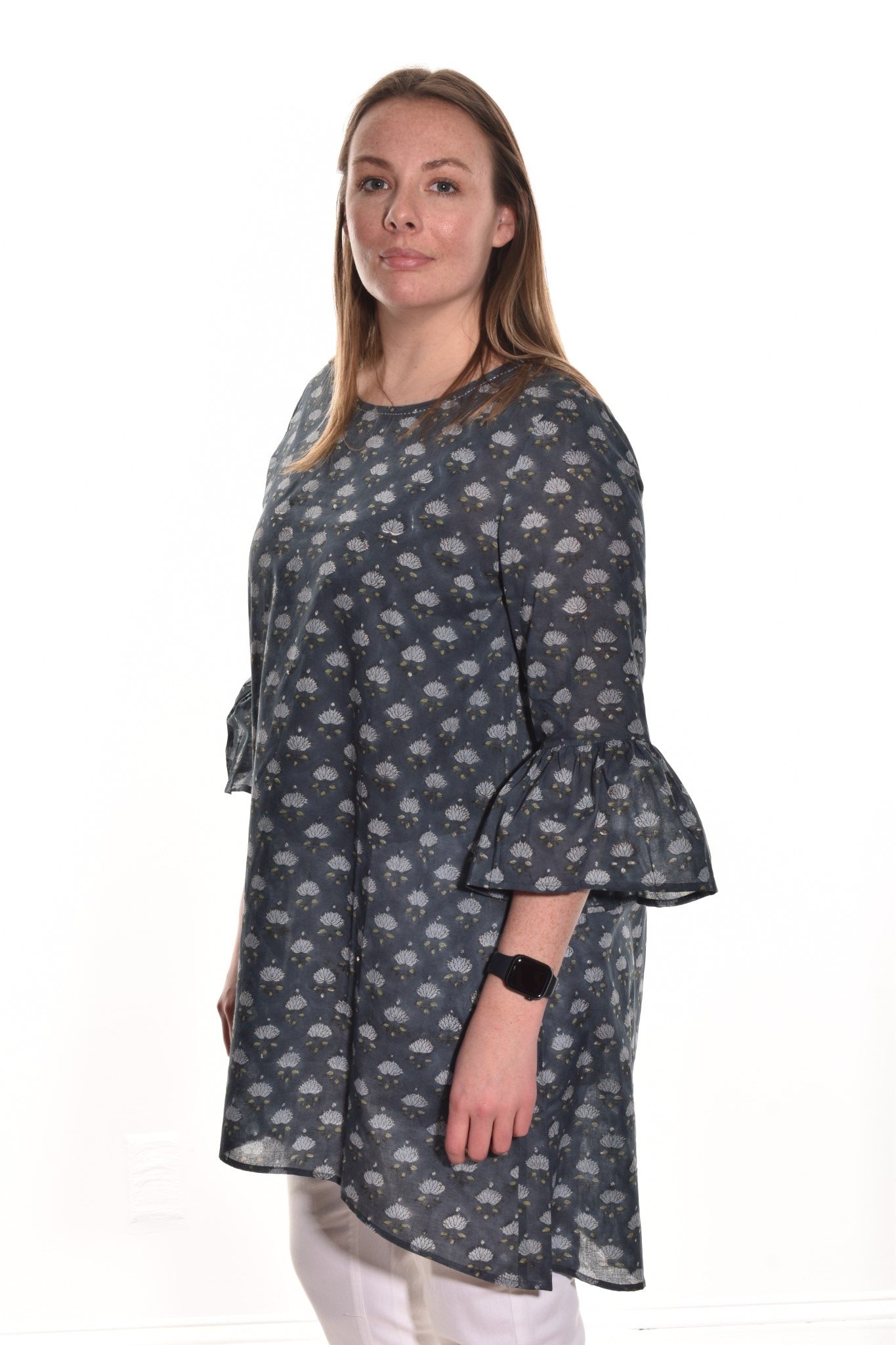 Lea. Ruffle Sleeve Tunic. - Lea's